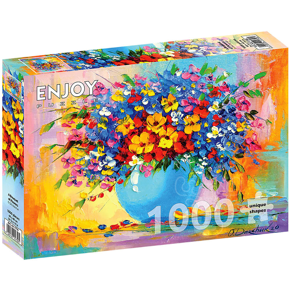 Enjoy A Bouquet of Flowers Puzzle 1000pcs - Puzzles Canada