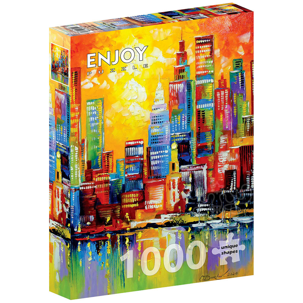 Enjoy Bright New York City Puzzle 1000pcs - Puzzles Canada