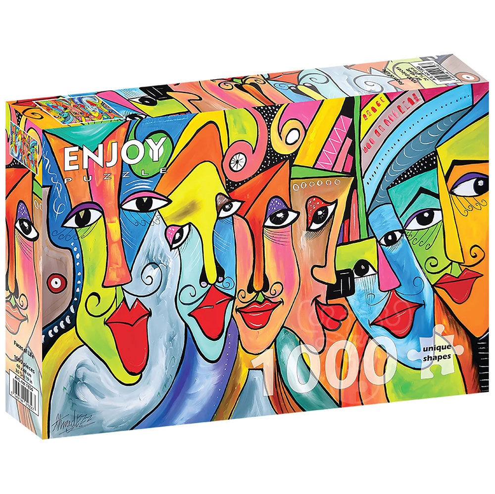 Enjoy Faces of Life Puzzle 1000pcs - Puzzles Canada