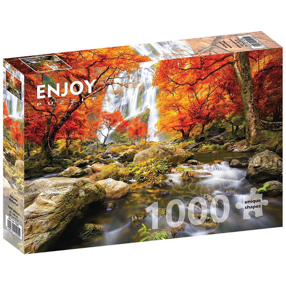 Enjoy Autumn Waterfall Puzzle 1000pcs - Puzzles Canada