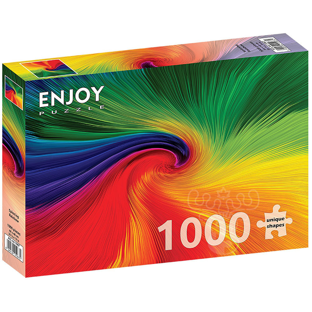 Enjoy Spinning Rainbow Puzzle 1000pcs - Puzzles Canada
