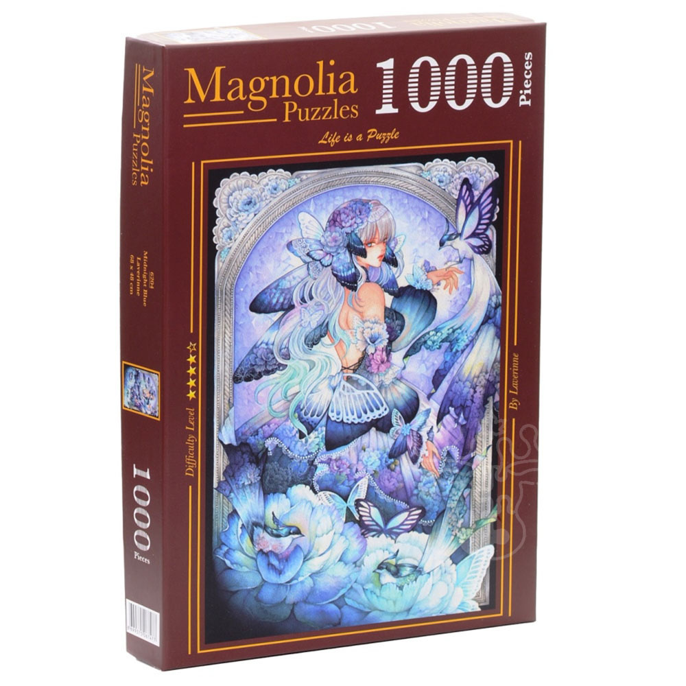 Magnolia Midnight Blue - Laverinne Special Edition Puzzle 1000pcs ...