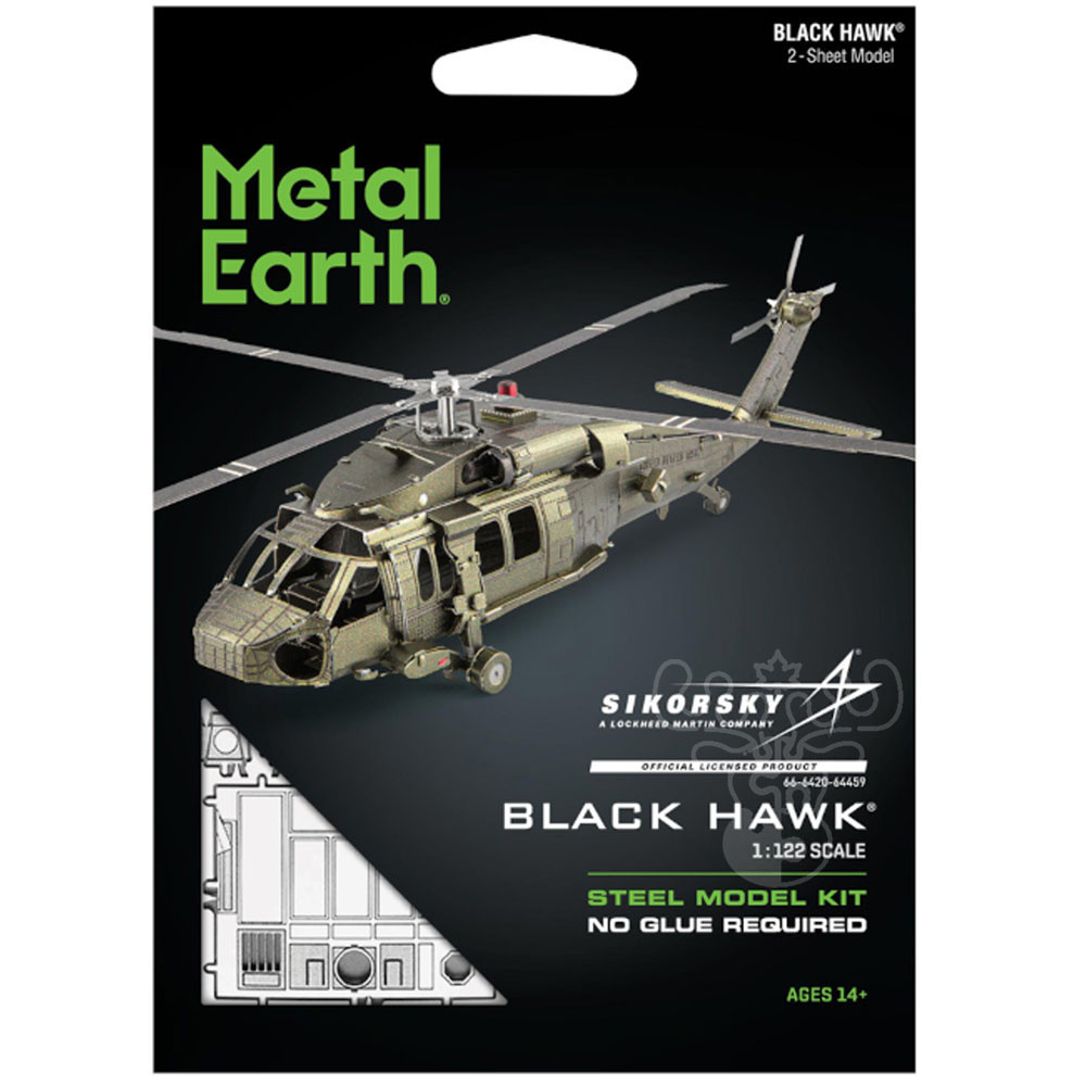 Metal Earth Sikorsky® UH-60 Black Hawk® Model Kit - Puzzles Canada
