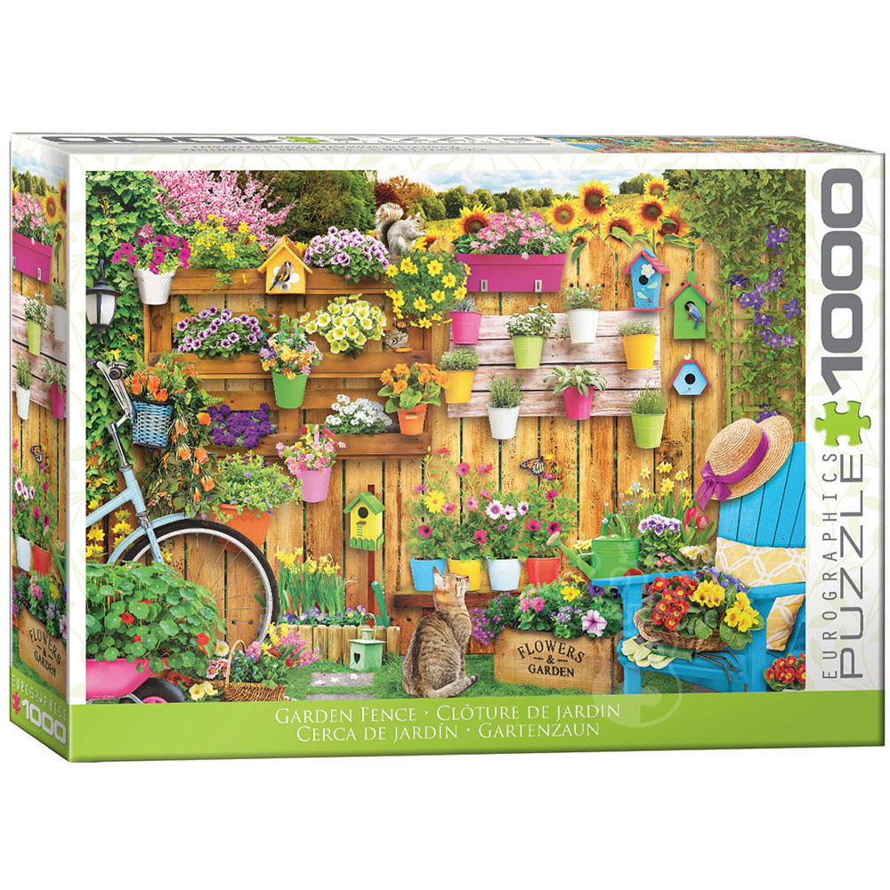 Eurographics Garden Flowers Puzzle 1000pcs - Puzzles Canada