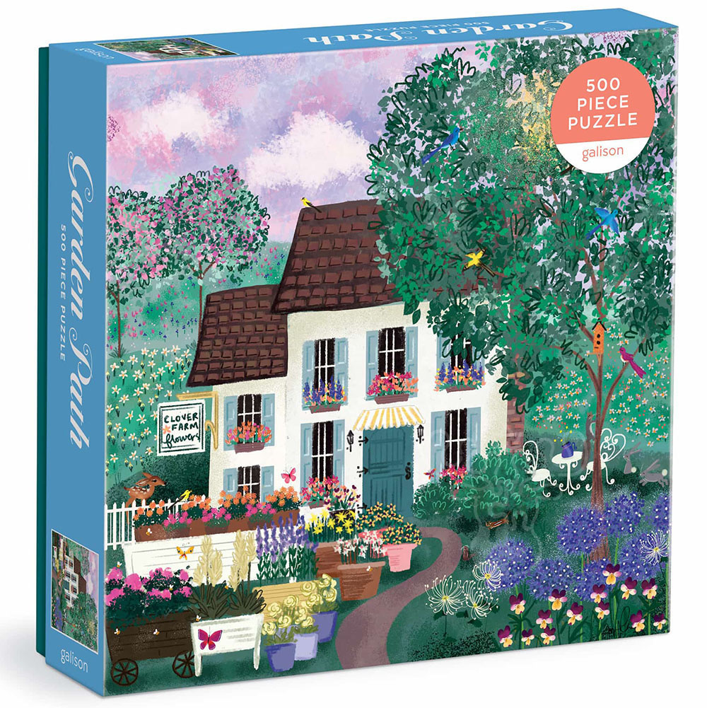 Galison Garden Path Puzzle 500pcs - Puzzles Canada