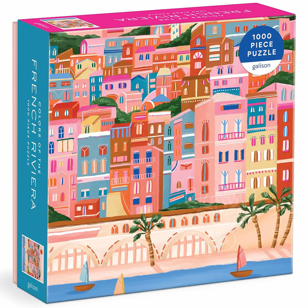 Galison Colors of the French Riviera Puzzle 1000pcs - Puzzles Canada
