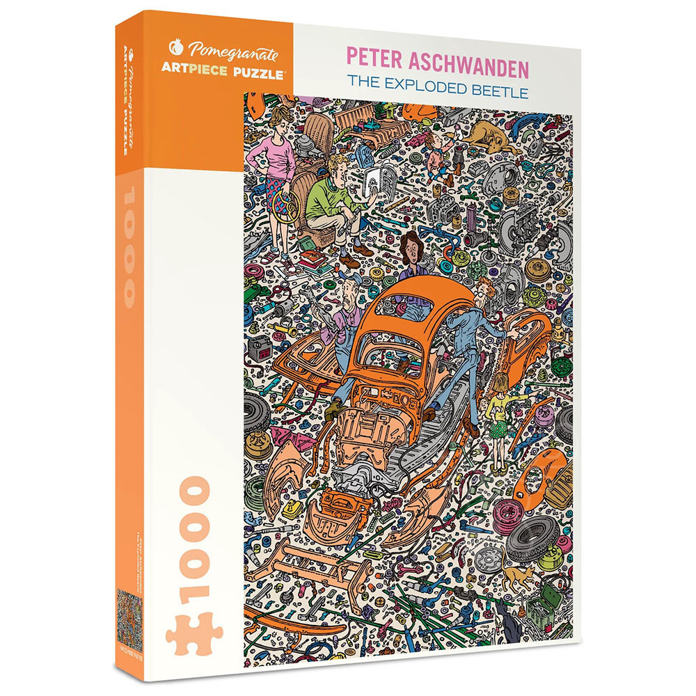 Pomegranate Aschwanden, Peter: The Exploded Beetle Puzzle 1000pcs ...