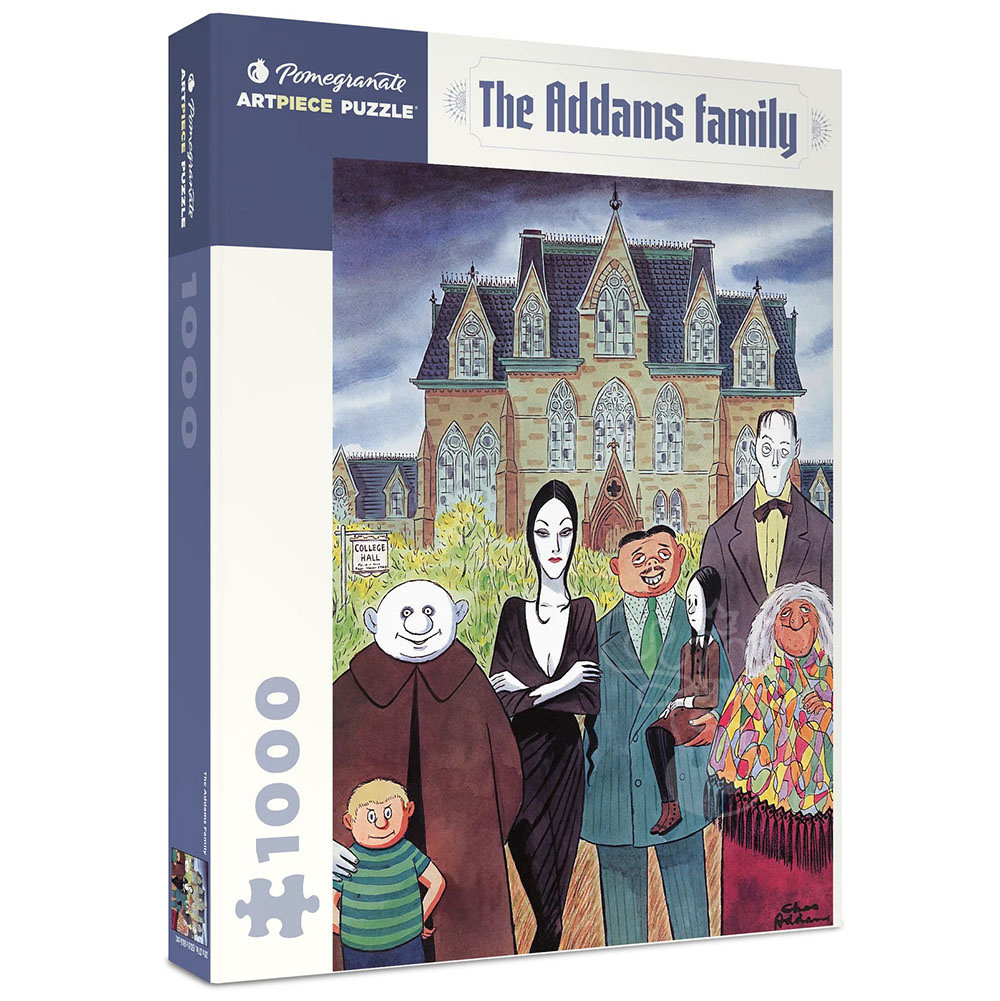 Pomegranate The Addams Family Puzzle 1000pcs - Puzzles Canada