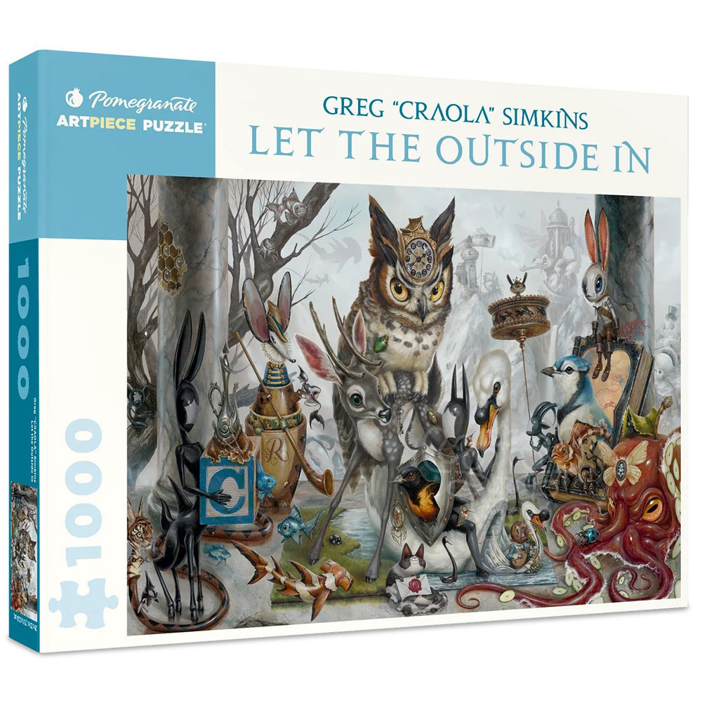 Pomegranate Simkins Greg Craola” Let The Outside In Puzzle 1000pcs Puzzles Canada