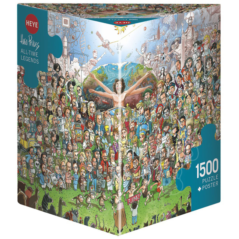 Heye All-Time Legends Puzzle 1500pcs - Puzzles Canada