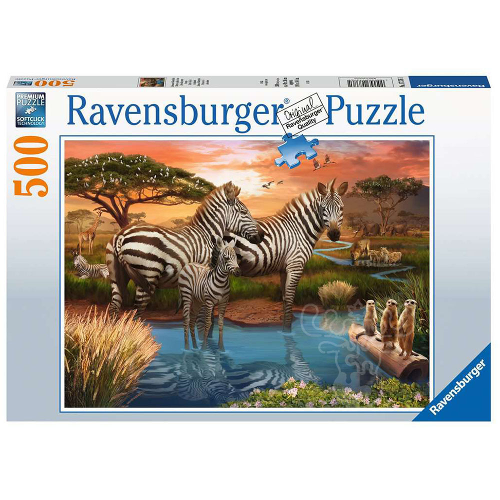 Ravensburger Zebra Puzzle 500pcs - Puzzles Canada