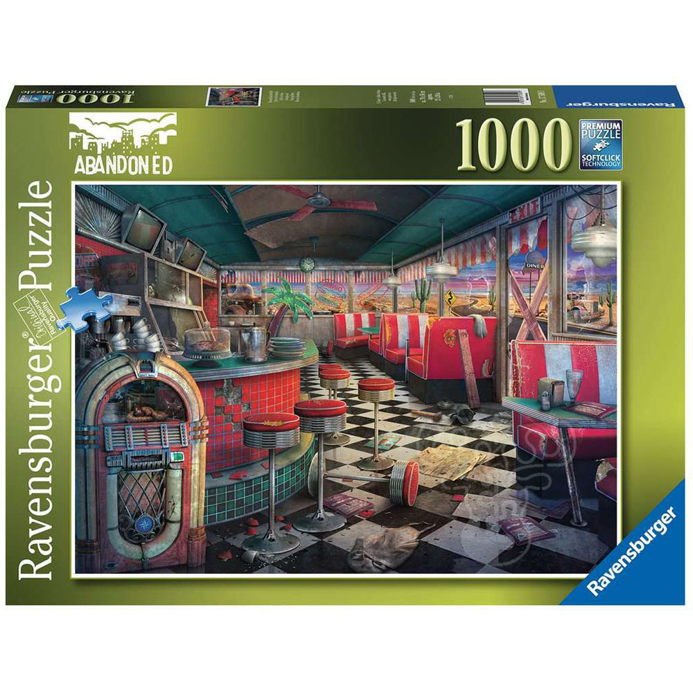 Ravensburger Abandoned: Decaying Diner Puzzle 1000pcs - Puzzles Canada
