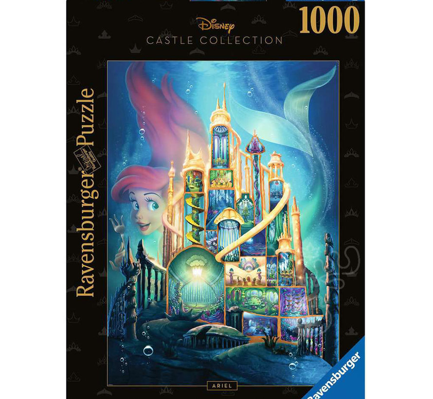 Ravensburger Disney Castles: Ariel Puzzle 1000pcs - Puzzles Canada