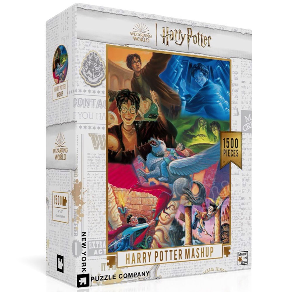 New York Puzzle Co. Harry Potter: Harry Potter Mashup Puzzle 1500pcs ...