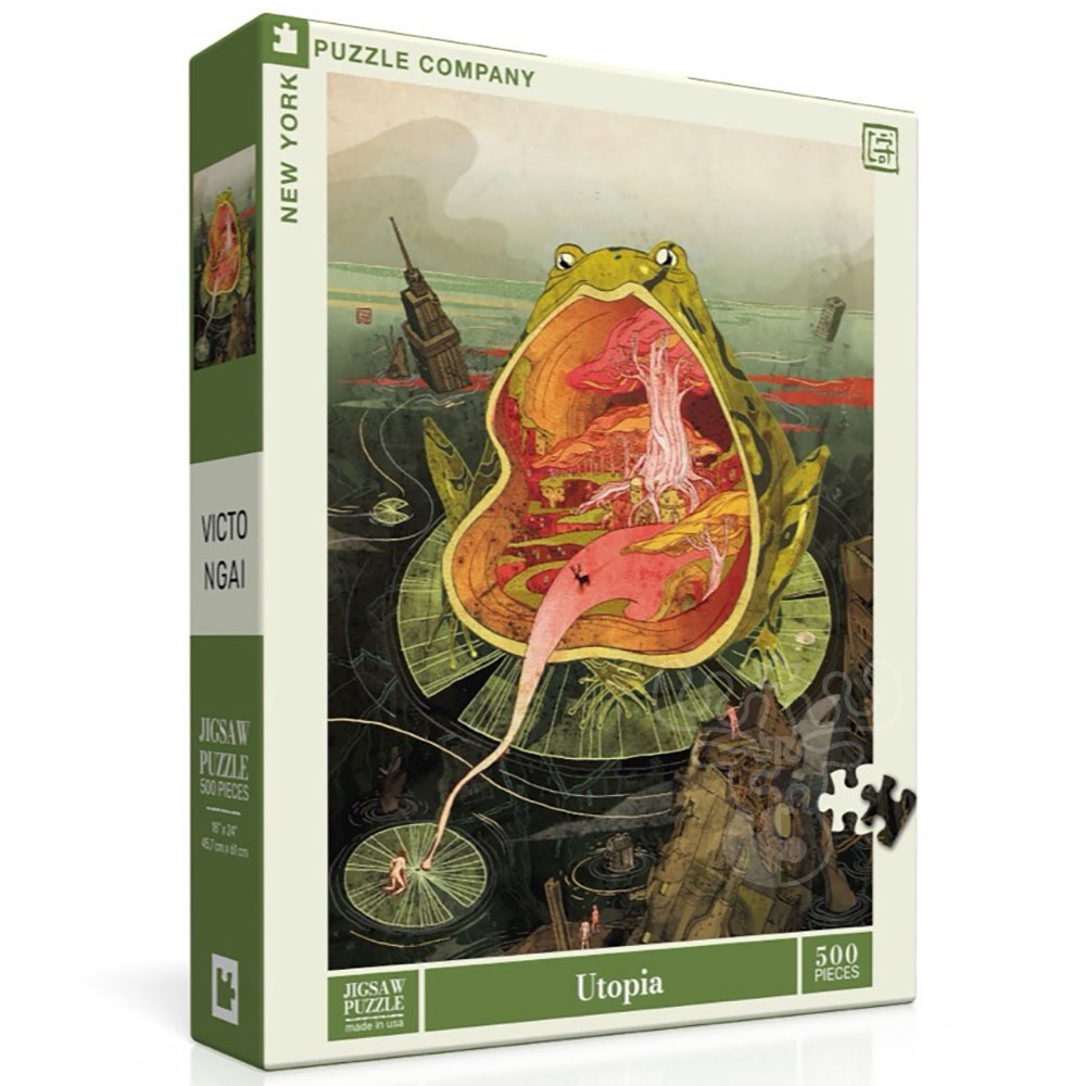 New York Puzzle Co. Victo Ngai: Utopia Puzzle 500pcs - Puzzles Canada
