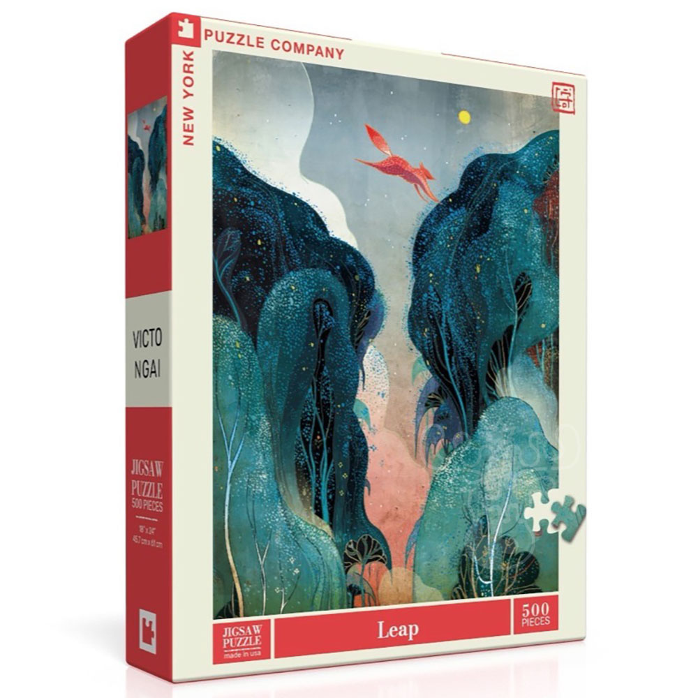 New York Puzzle Co. Victo Ngai: Leap Puzzle 500pcs - Puzzles Canada