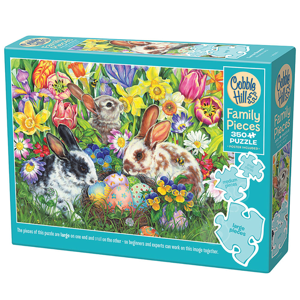 Cobble Hill Easter Bunnies Family Puzzle 350pcs - Puzzles Canada