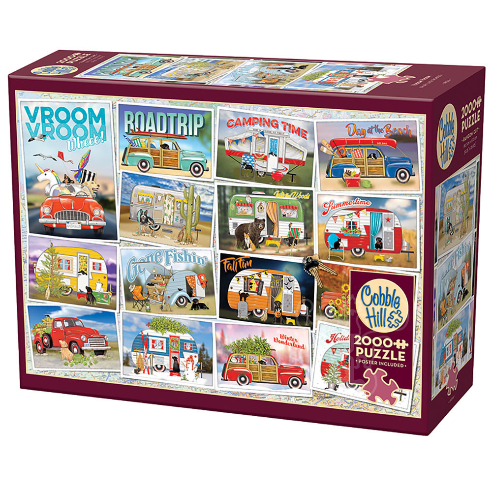 Cobble Hill Vroom Vroom Puzzle 2000pcs - Puzzles Canada