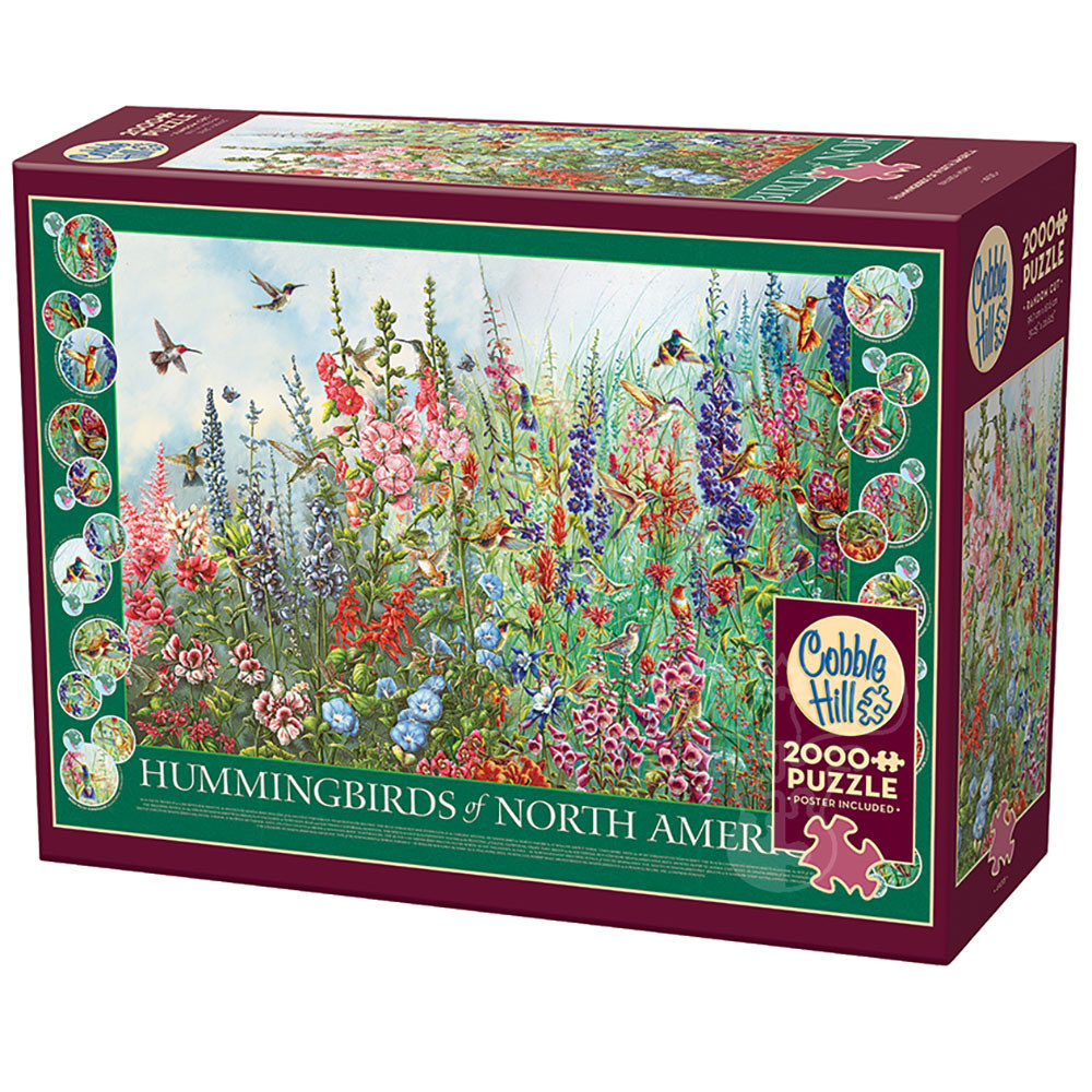 Cobble Hill Hummingbirds of North America Puzzle 2000pcs - Puzzles Canada