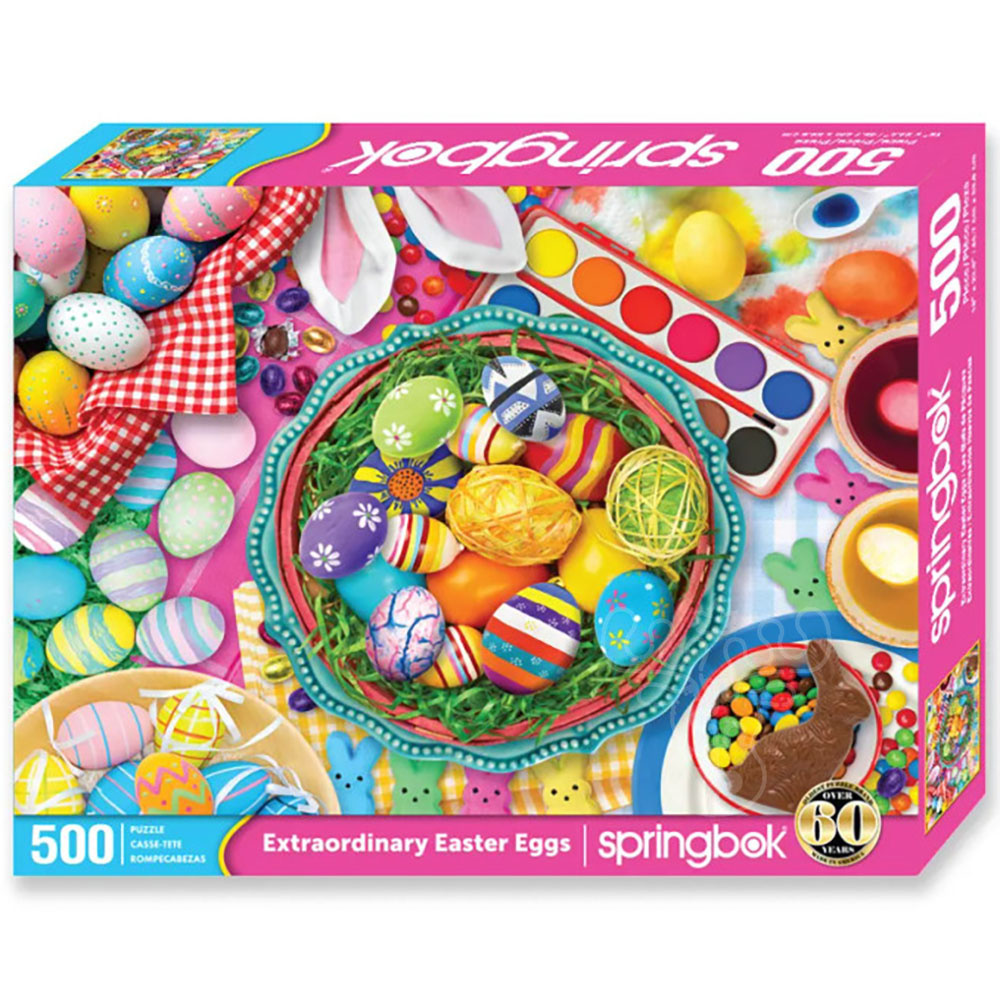Springbok Extraordinary Easter Eggs Puzzle 500pcs - Puzzles Canada