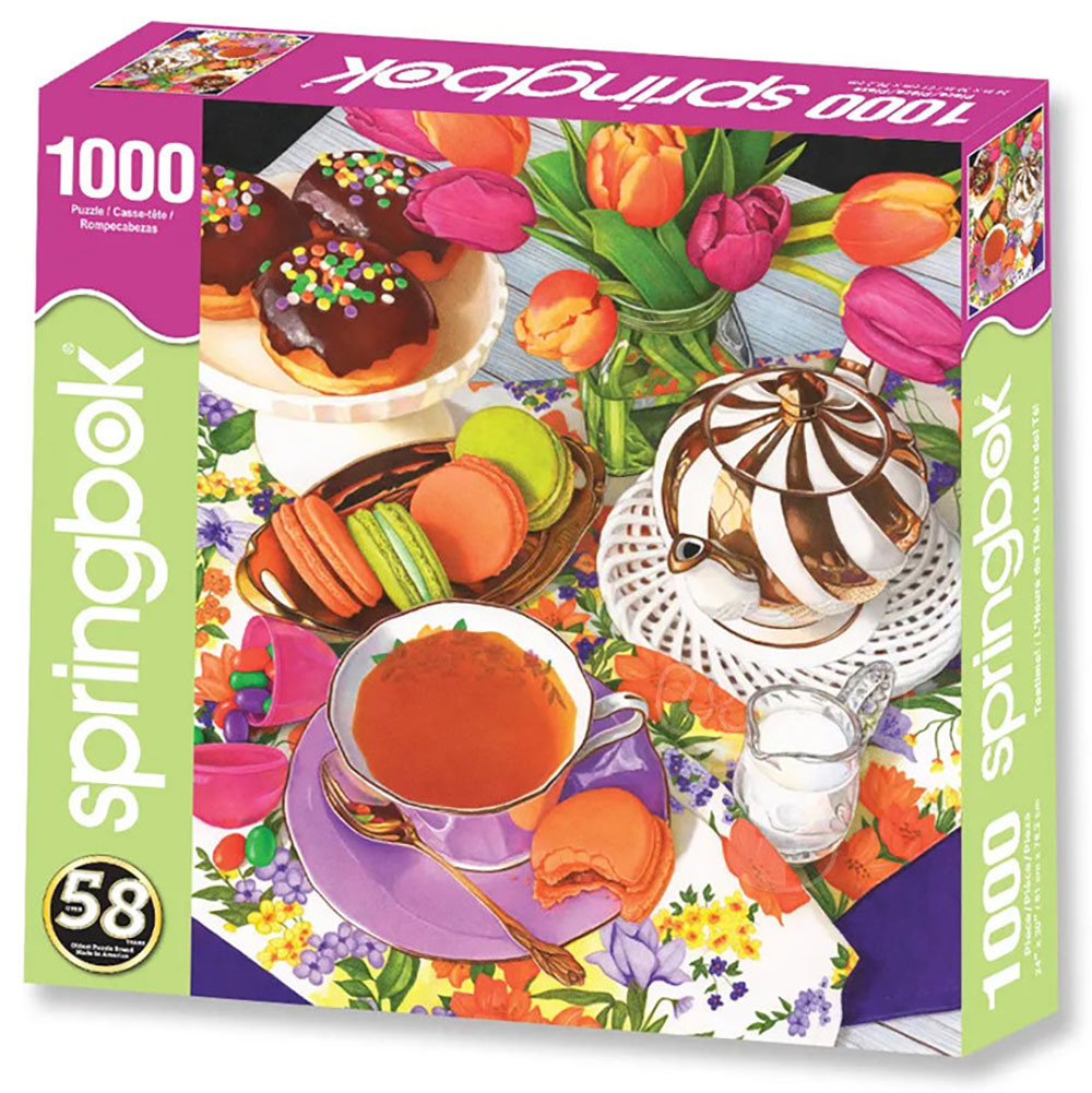 Springbok Tea Time! Puzzle 1000pcs - Puzzles Canada