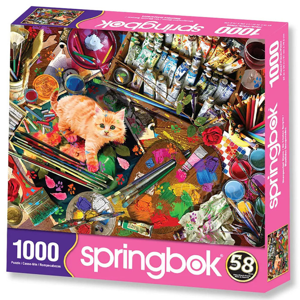 Springbok Unexpected Mews Puzzle 1000pcs - Puzzles Canada