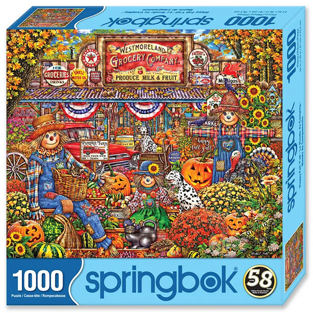 Springbok Happy Fall Y'all Puzzle 1000pcs - Puzzles Canada