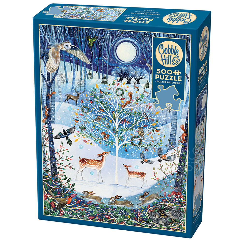 Cobble Hill Winter Woodland Puzzle 500pcs - Puzzles Canada