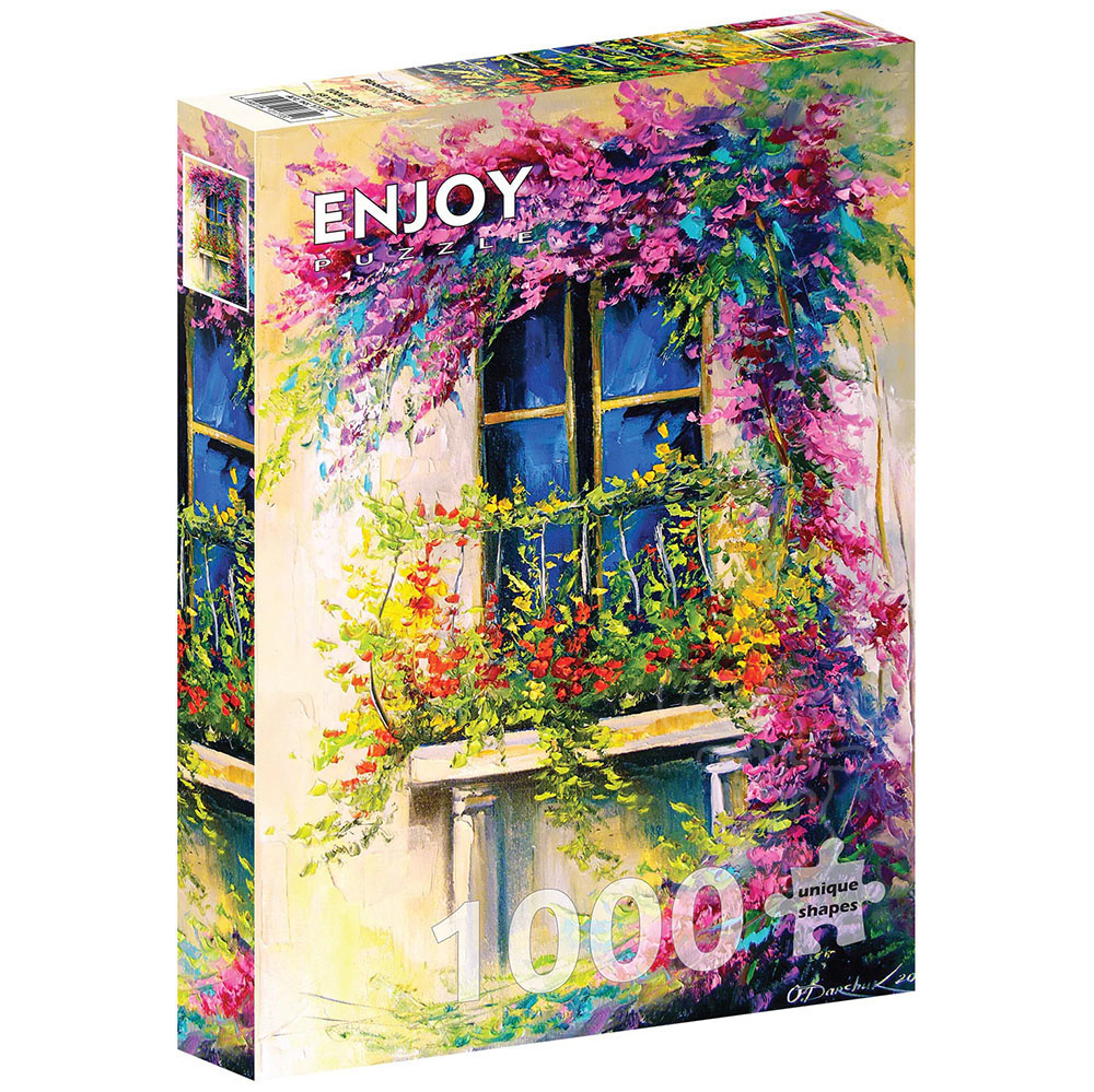 Enjoy Blooming Balcony Puzzle 1000pcs - Puzzles Canada
