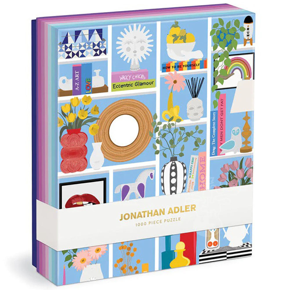 Galison Jonathan Adler Shelfie Puzzle 1000pcs - Puzzles Canada