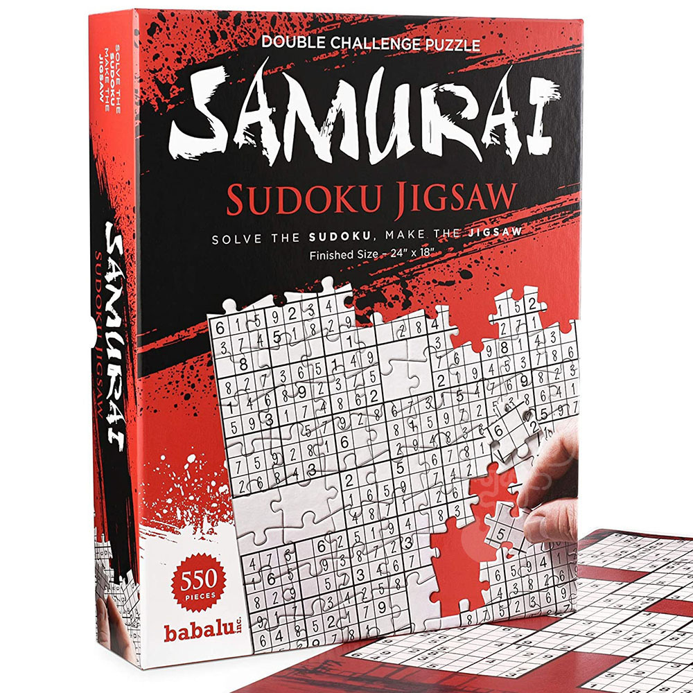 Babalu Samurai Sudoku Jigsaw Puzzle 550pcs - Puzzles Canada