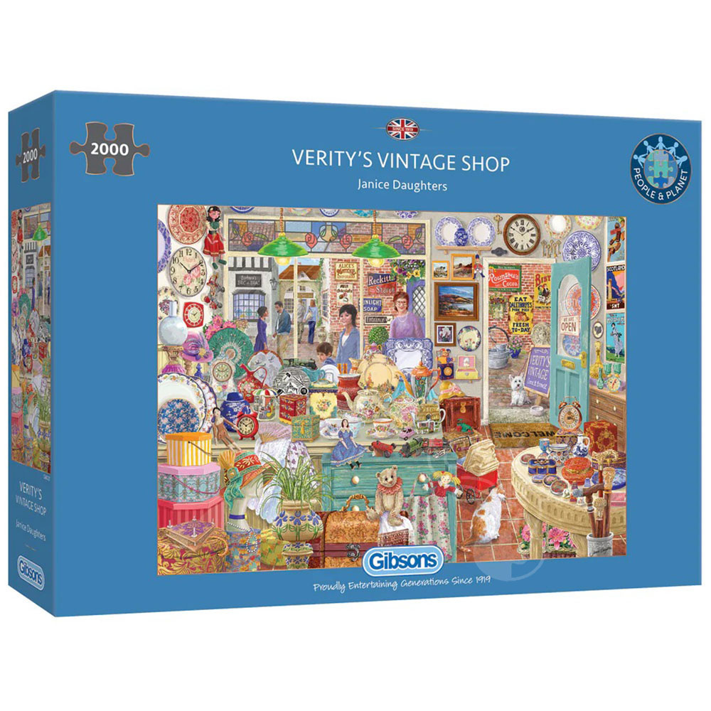 Gibsons Verity's Vintage Shop Puzzle 2000pcs - Puzzles Canada