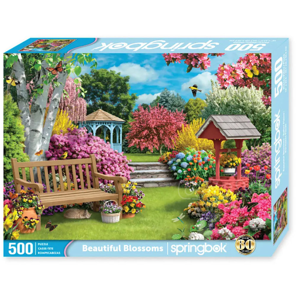 Springbok Beautiful Blossoms Puzzle 500pcs - Puzzles Canada