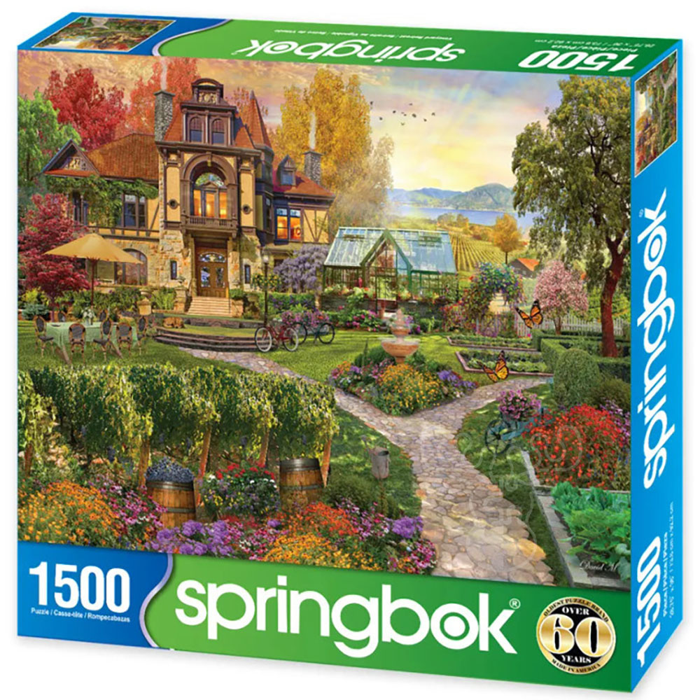 Springbok Vineyard Retreat Puzzle 1500pcs - Puzzles Canada