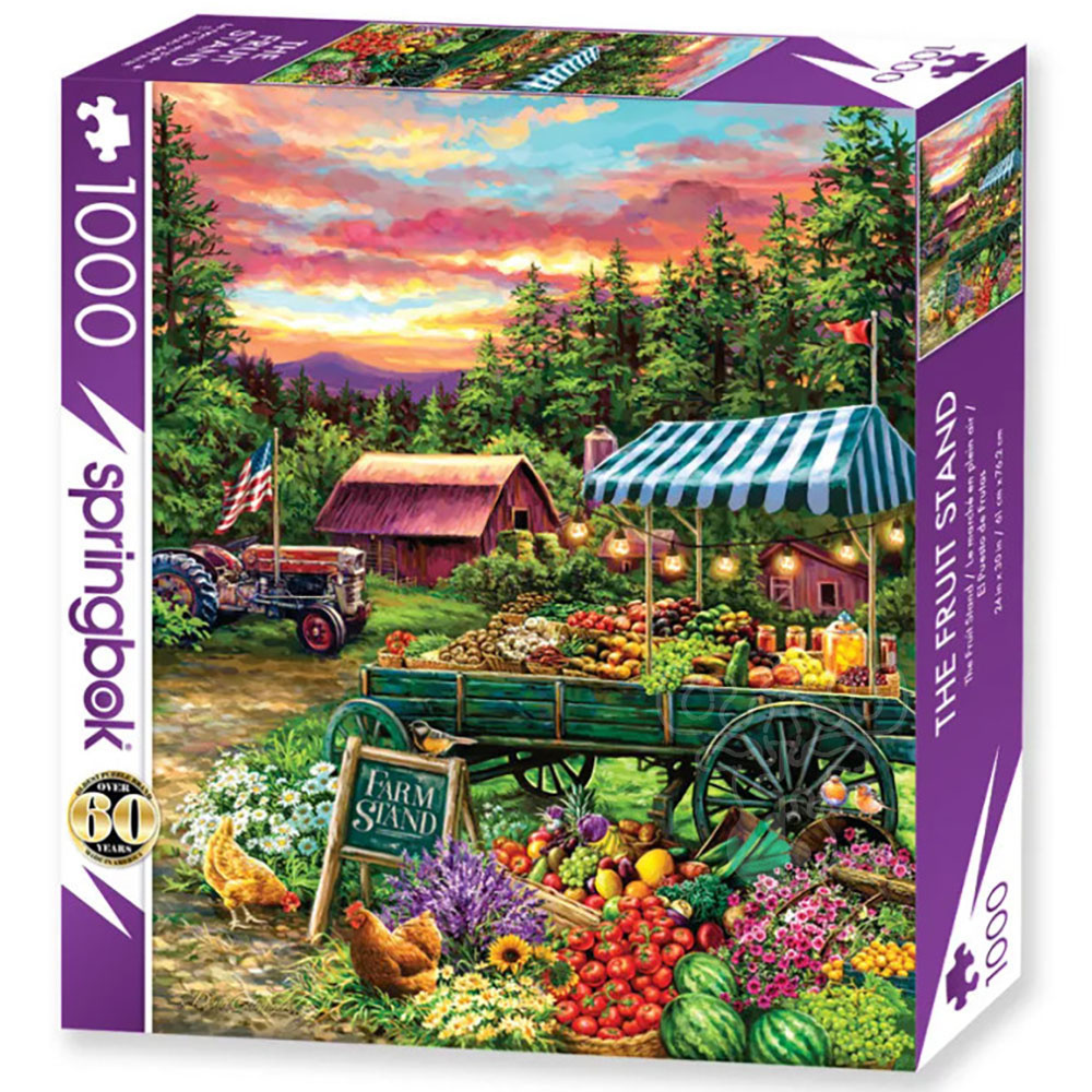 Springbok The Fruit Stand Puzzle 1000pcs - Puzzles Canada