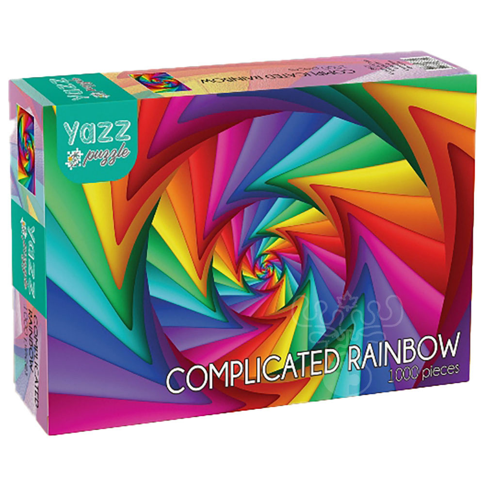 Yazz Puzzle Complicated Rainbow Puzzle 1000pcs - Puzzles Canada