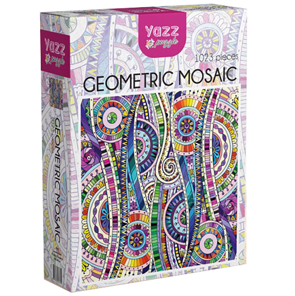 Yazz Puzzle Geometric Mosaic Puzzle 1023pcs - Puzzles Canada
