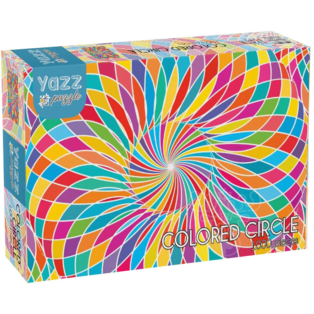 Yazz Puzzle Colored Circle Puzzle 1000pcs - Puzzles Canada
