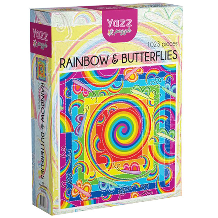 Yazz Puzzle Rainbow & Butterfliest Puzzle 1023pcs - Puzzles Canada