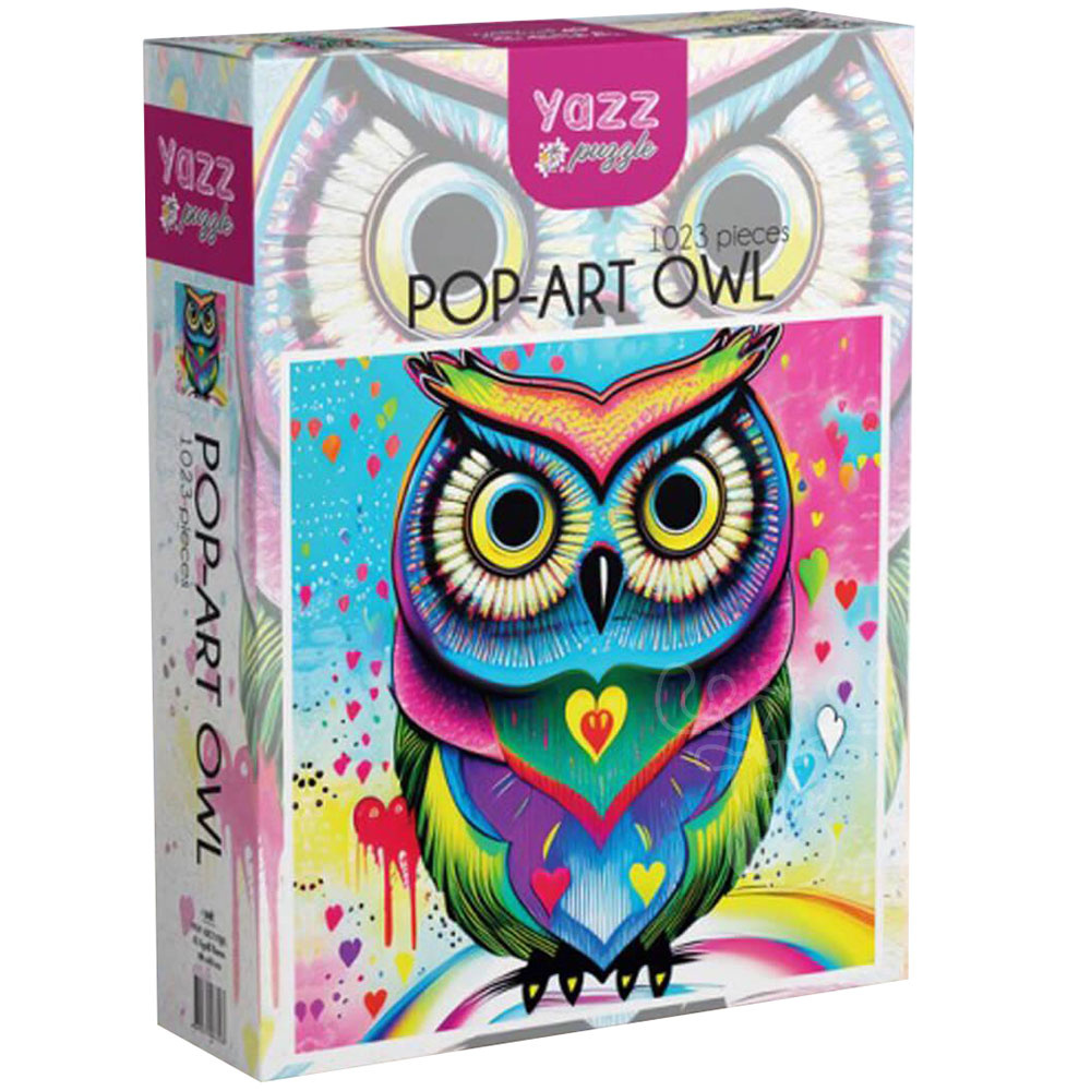 Yazz Puzzle Pop-art Owl Puzzle 1023pcs - Puzzles Canada