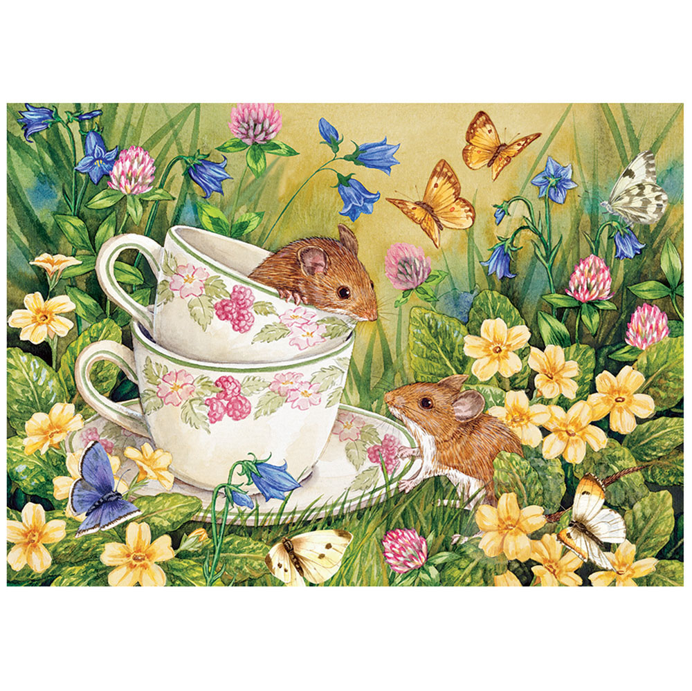 Cobble Hill Tiny Tea Time Tray Puzzle 35pcs - Puzzles Canada