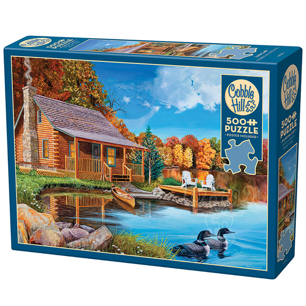 Cobble Hill Loon Lake Puzzle 500pcs - Puzzles Canada