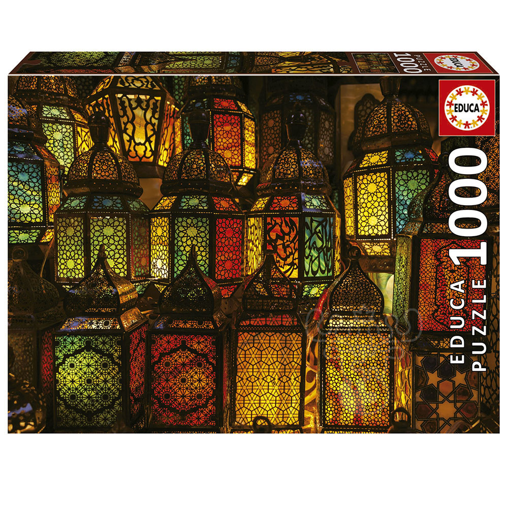 Educa Lantern Collage Puzzle 1000pcs - Puzzles Canada
