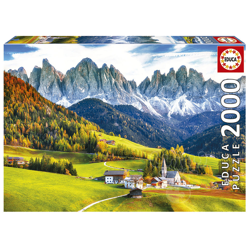 Educa Autumn In The Dolomites Puzzle 2000pcs - Puzzles Canada