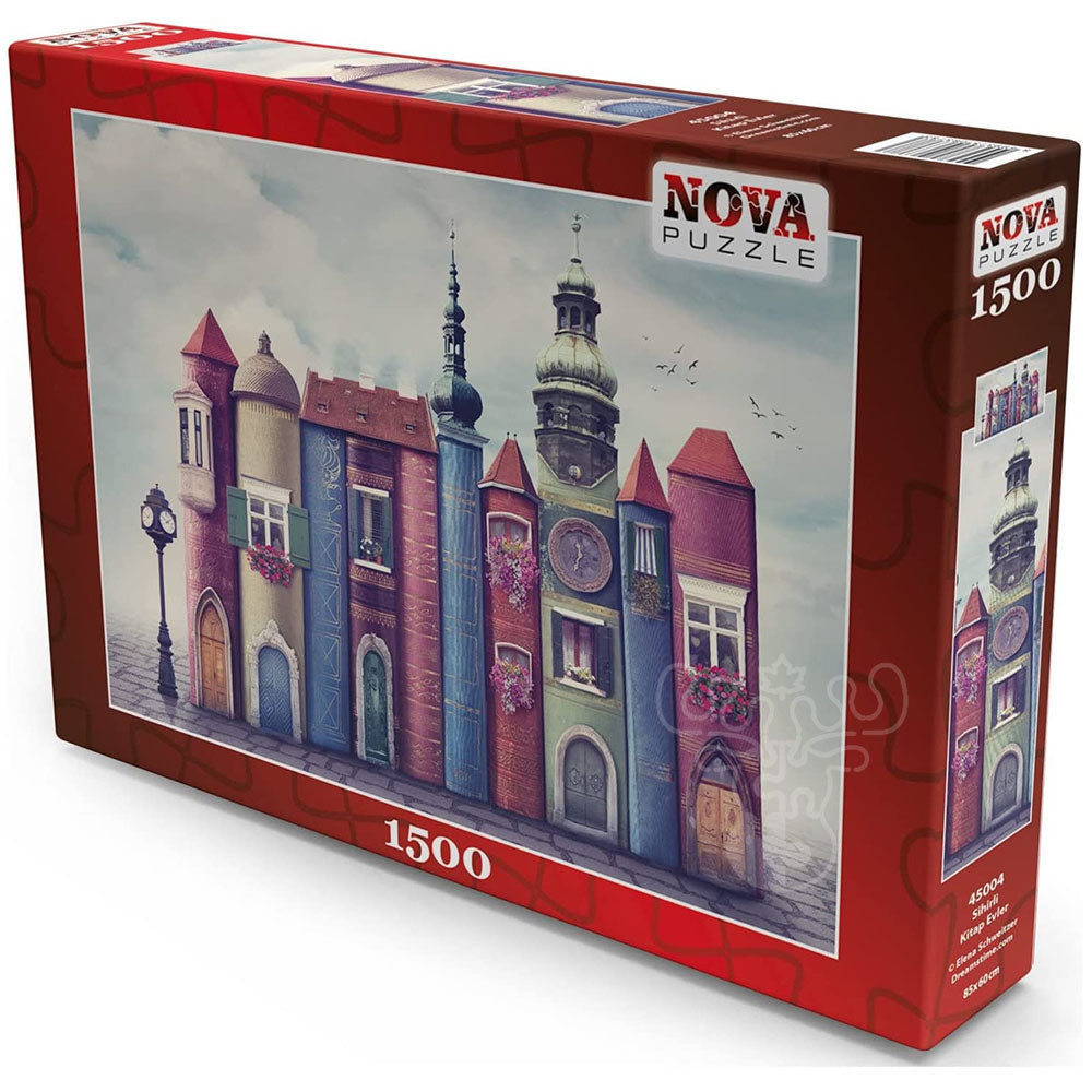 Nova Magic Book Houses Puzzle 1500pcs - Puzzles Canada