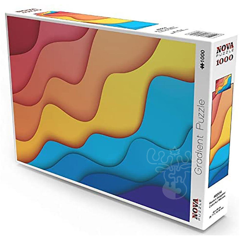 Nova Colorful Waves Puzzle 1000pcs - Puzzles Canada