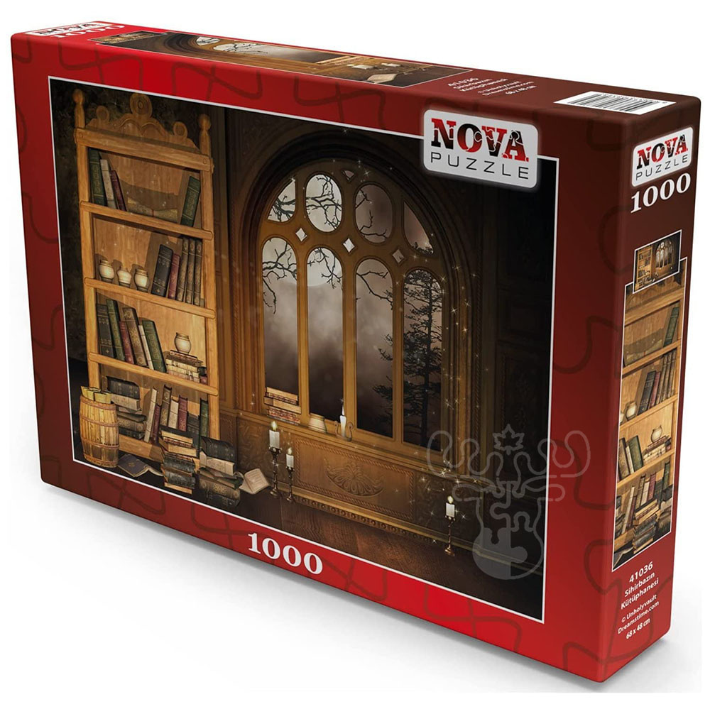 Nova Sorcerer's Library Puzzle 1000pcs - Puzzles Canada