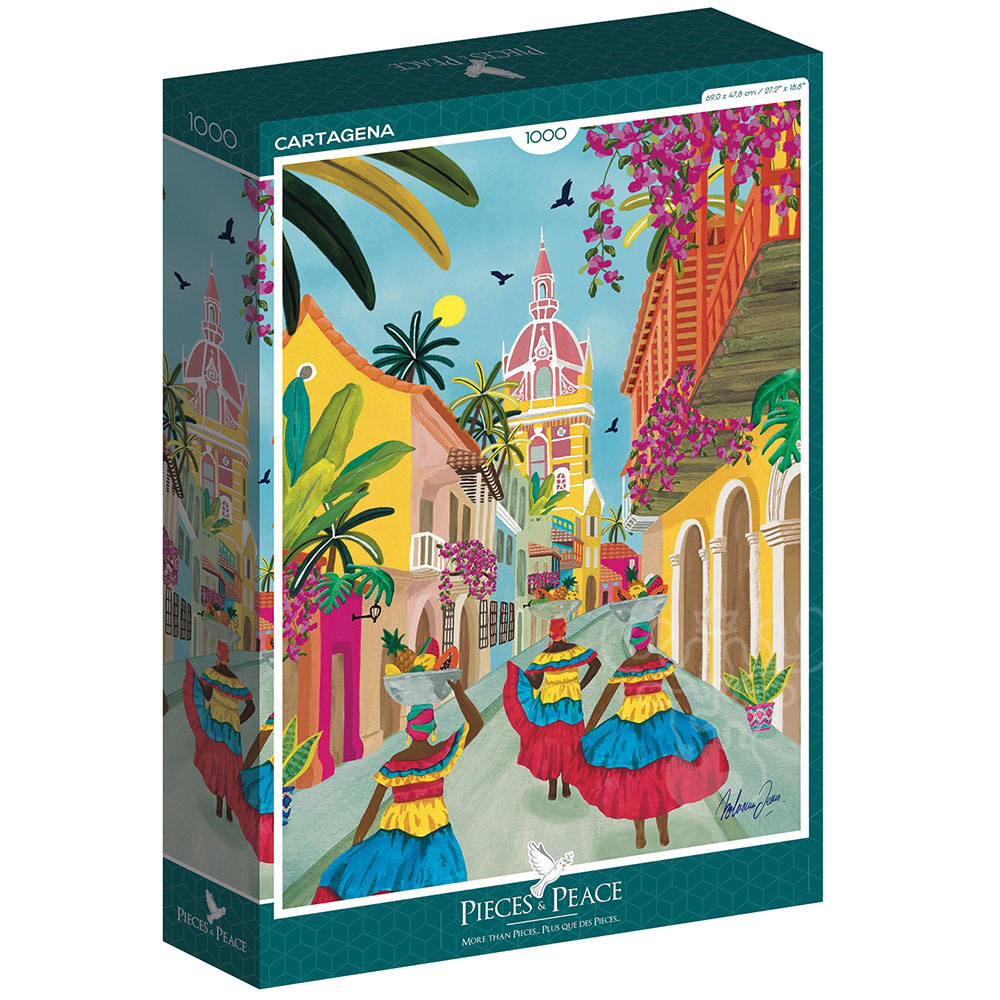 Pieces & Peace Cartagena Puzzle 1000pcs - Puzzles Canada