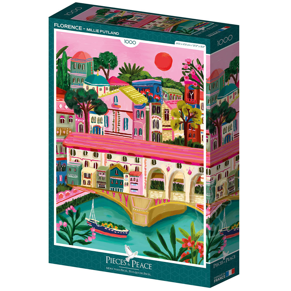 Pieces & Peace Florence Puzzle 1000pcs - Puzzles Canada