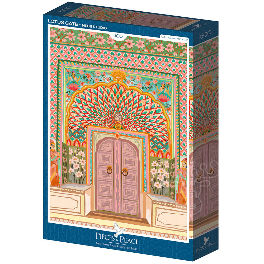 Pieces And Peace Lotus Gate Puzzle 500pcs Puzzles Canada